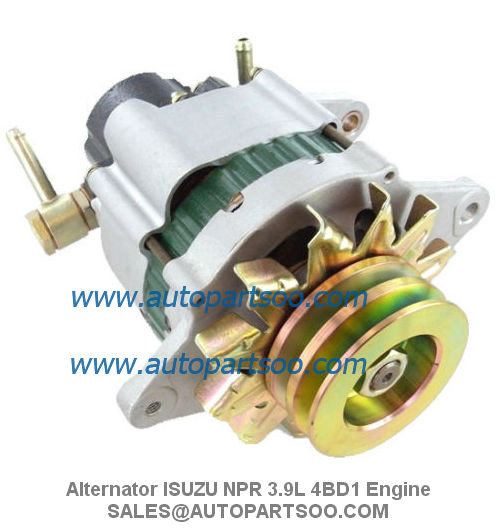 2912760000 8970237331 Alternator NPR Models Isuzu 3.9L - 4BD1 Engine ...