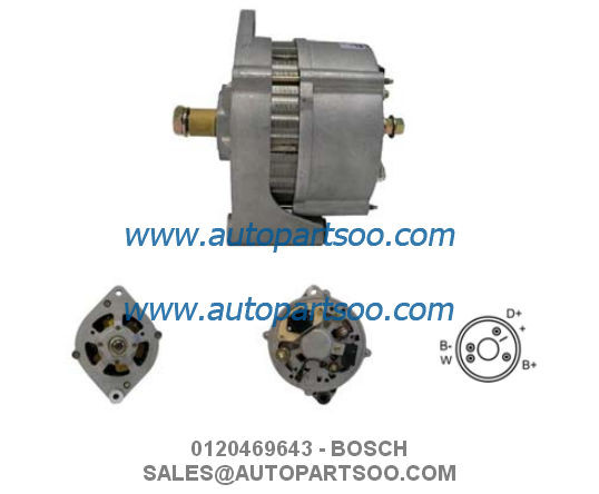 0120469643 0120469693 - BOSCH Alternator 24V 55A Alternador