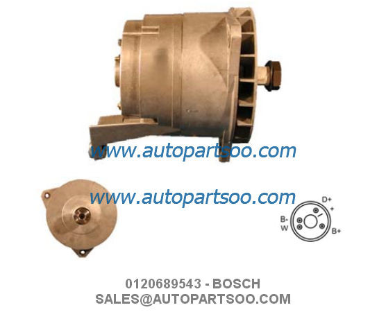 0120689543 0120689561 - BOSCH Alternator 24V 120A Alternador
