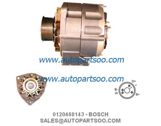 0120468143 0986041030 - BOSCH Alternator 24V 100A Alternador
