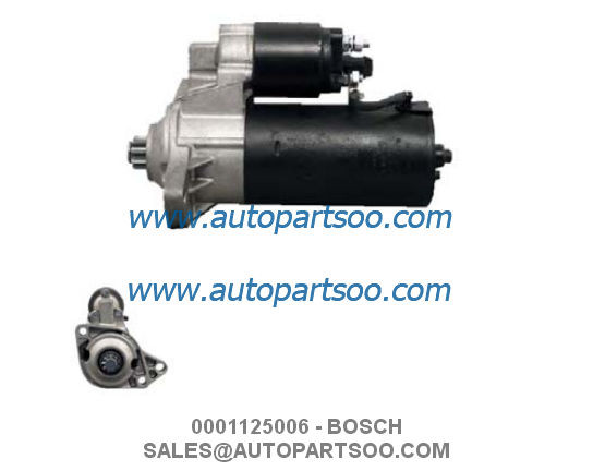 0001125006 0986017000 - BOSCH Starter Motor 12V 1.8KW 9/10T