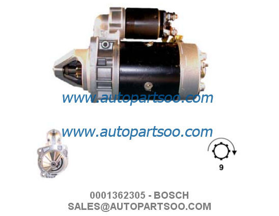 0001362600 0986011050 - BOSCH Starter Motor 12V 2.3KW 9T MOTORES DE ...