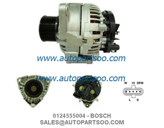 0124555004 0124555022 - BOSCH Alternator 24V 80A Alternadores