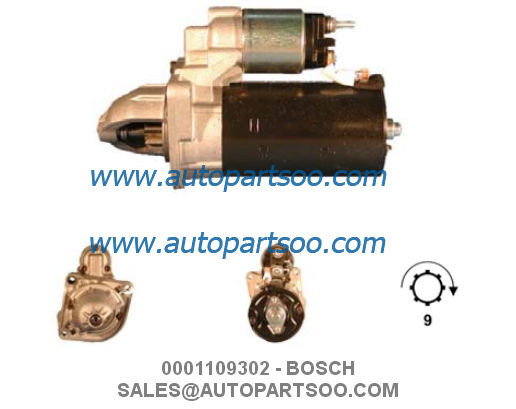 0001109302 0001109303 - BOSCH Starter Motor 12V 2.5KW 9T MOTORES DE ...
