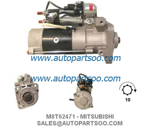 M008T62471 M8T62471 - MITSUBISHI Starter Motor 24V 4KW 10T MOTORES DE ...