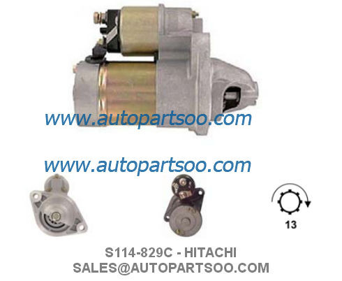 S114-829C S114-869 - HITACHI Starter Motor 12V 1.4KW 13T MOTORES DE ...