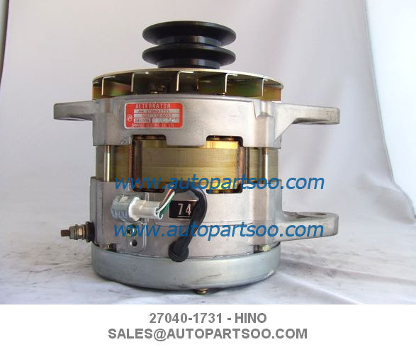 27040-1731,0201 172 0013 - HINO Alternator 24V 60A Alternadores HO7D ...