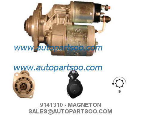 9141310 9141430 - MAGNETON Starter Motor 12V 1KW 9T MOTORES DE ARRANQUE