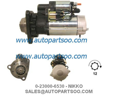 0-23000-6530 0-23000-6531 - NIKKO Starter Motor 24V 7.5KW 12T MOTORES ...