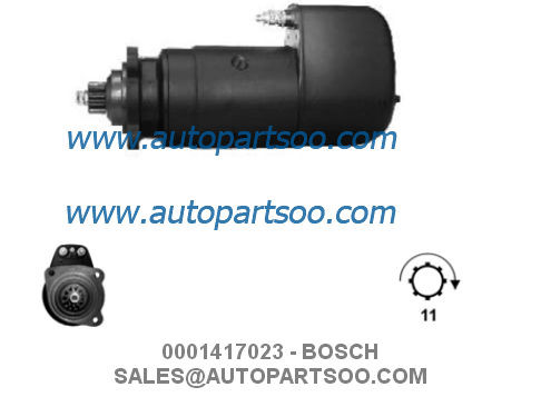 0001411010 0001417023 - BOSCH Starter Motor 24V 6.6KW 11T MOTORES DE ...