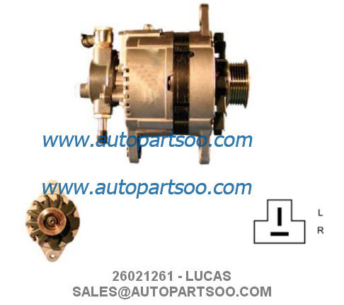 26021261 - LUCAS Alternator 12V 135A Alternadores