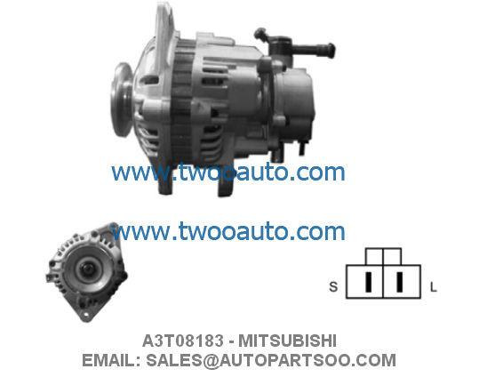 A3T08183 MD160671 - MITSUBISHI Alternator 12V 75A Alternadores