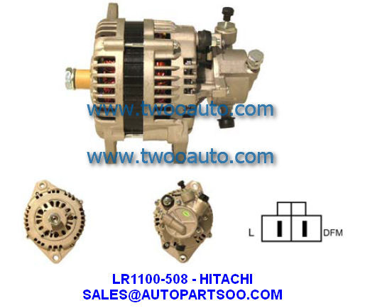 LR1100-507 LR1100-508 - HITACHI Alternator 12V 100A Alternadores