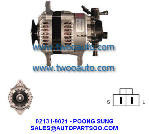 02131-9021 OK72A-18-300 - POONG SUNG Alternator 12V 75A Alternadores