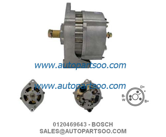 0120469643 0120469693 - BOSCH Alternator 24V 55A Alternador