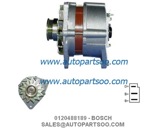 0120468124 0120468129 - BOSCH Alternator 24V 80A Alternador