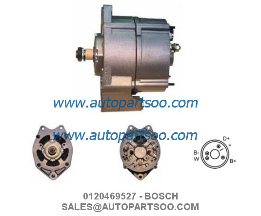 0124515044 0986042820 - BOSCH Alternator 12V 120A Alternadores