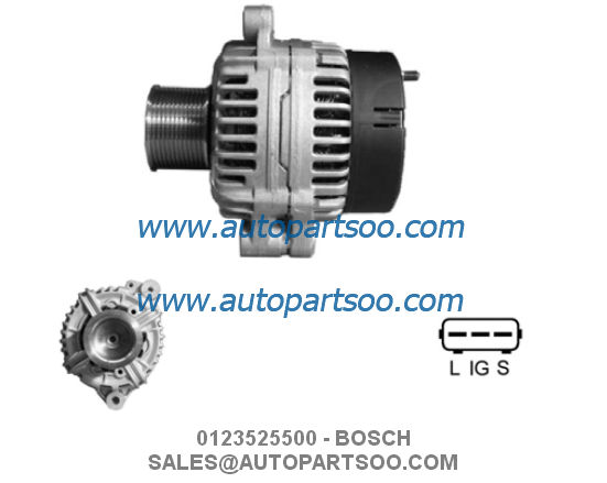 0123320051 0124325039 - BOSCH Alternator 12V 90A Alternadores