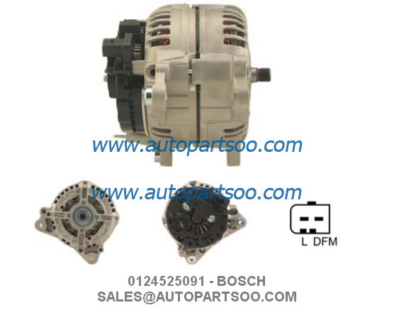 0124525035 0986046240 - BOSCH Alternator 12V 150A Alternadores