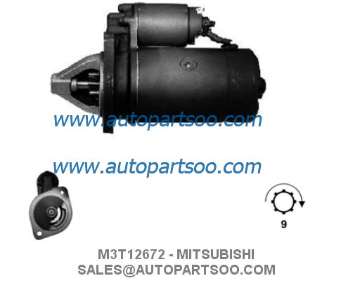 M3T32681 M3T42881 - MITSUBISHI Starter Motor 12V 1.1KW 8T MOTORES DE ...