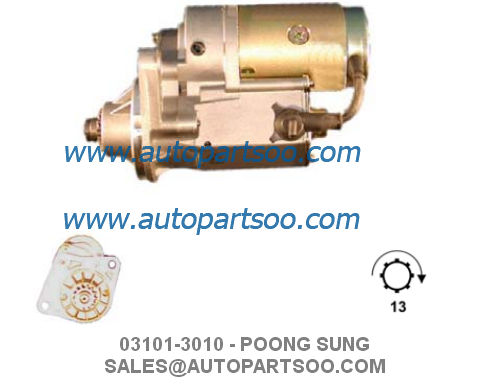03101-3010 03101-3011 - POONG SUNG Starter Motor 12V 2KW 13T MOTORES DE ...