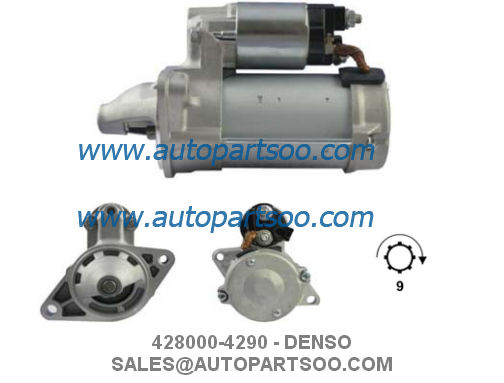 428000-4290 28100-0T020 - DENSO Starter Motor 12V 1.8KW 9T MOTORES DE ...