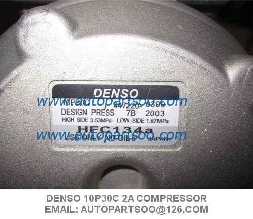 DENSO 10P30C 2A 24,12V 447220-0390 Air Conditioning Compressor Coaster
