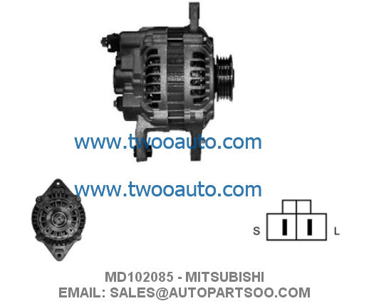 A3T08183 MD160671 - MITSUBISHI Alternator 12V 75A Alternadores