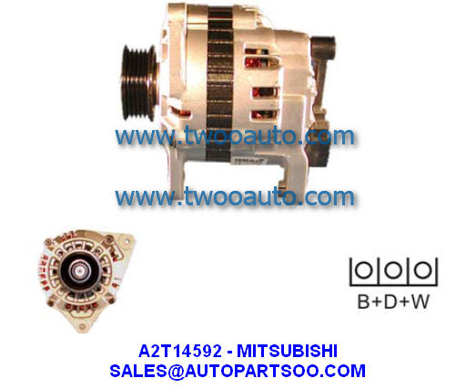 A3T14491 A3TA1191 - MITSUBISHI Alternator 12V 100A Alternadores