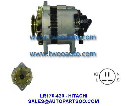 LR150-421 LR150-421C - HITACHI Alternator 12V 50A Alternadores