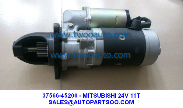37566-45200, 34566-05200 - MITSUBISHI NEW STARTER 24V 7.5KW 11T MOTORES ...